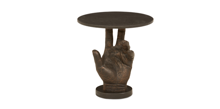 A Helping Hand for Your Home Decor: Global Views Poe Hand Side Table ...